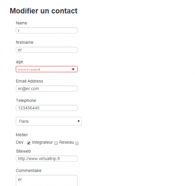 Un crud en php - Copier coller